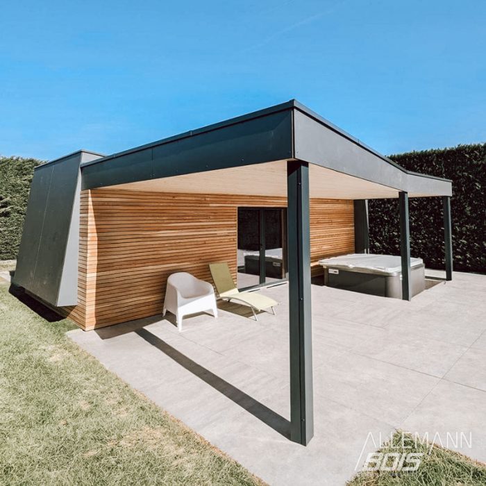 Découvrez nos pool houses en ossature bois sur mesure